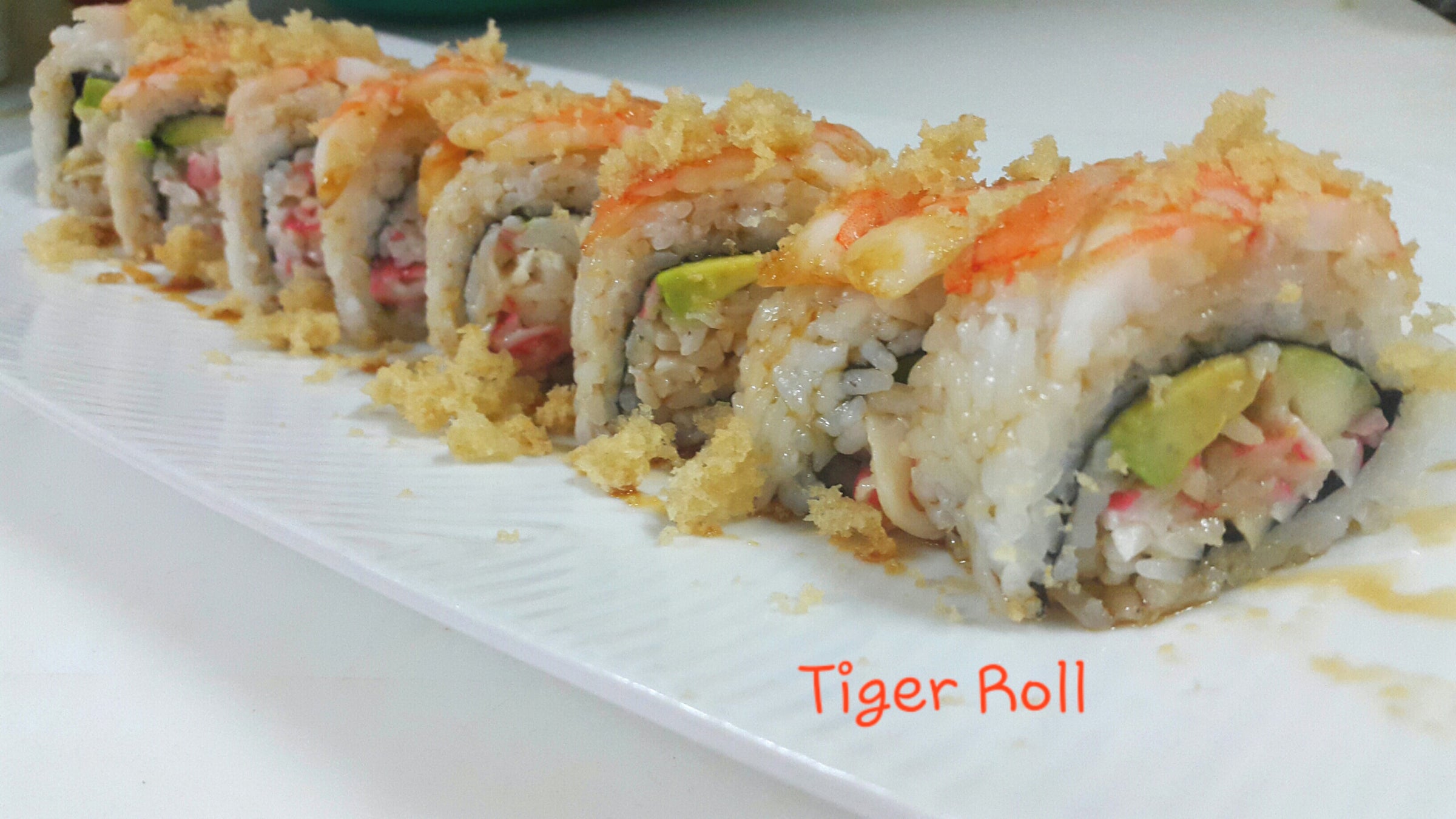 tiger roll sushi